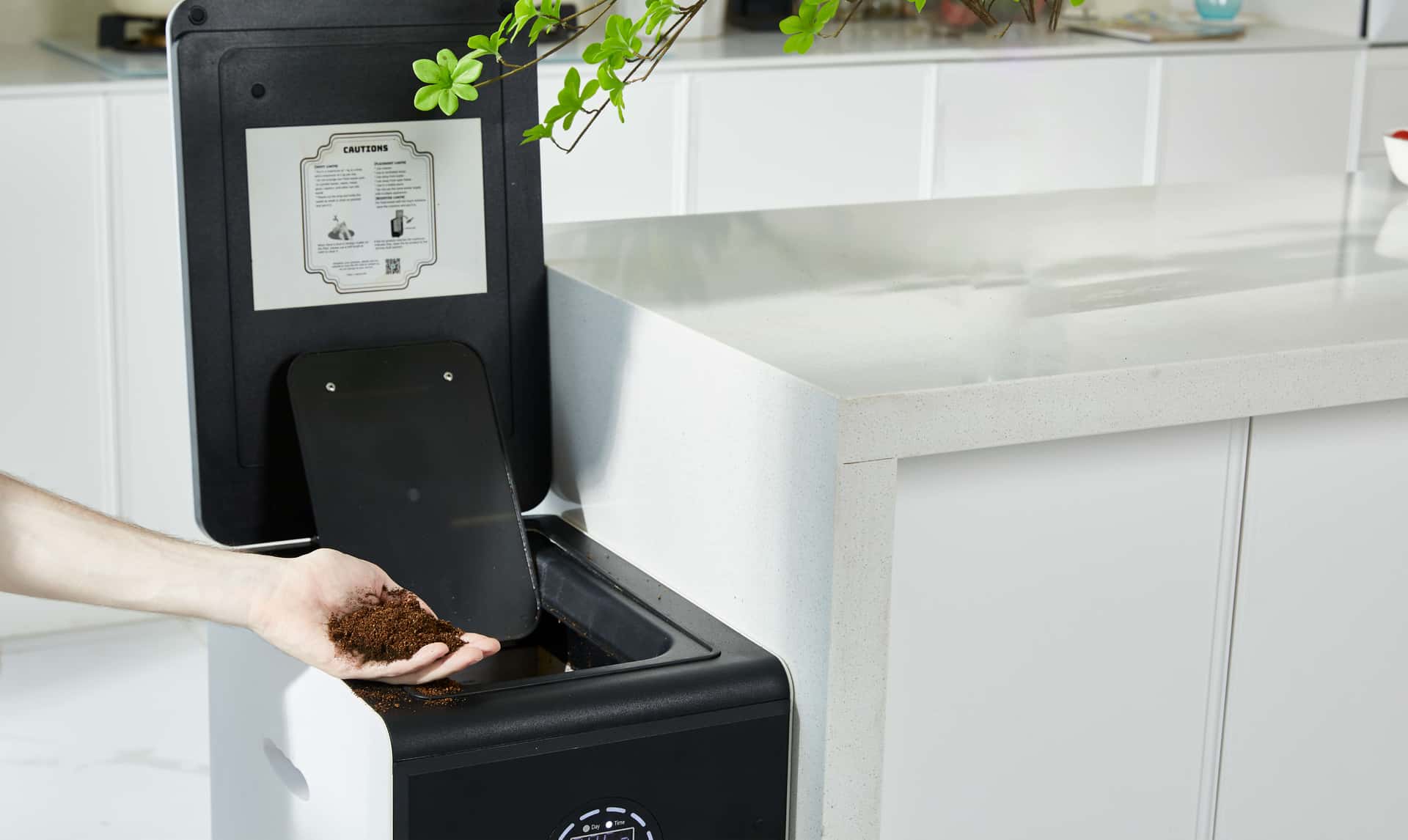 GEME Composter: Müheloses elektrisches Kompostieren in der Küche | GEME